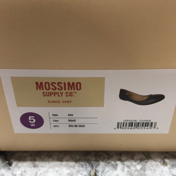 Shoes | Mossimo Womens Black Flat Shoes Size 5w New | Poshmark